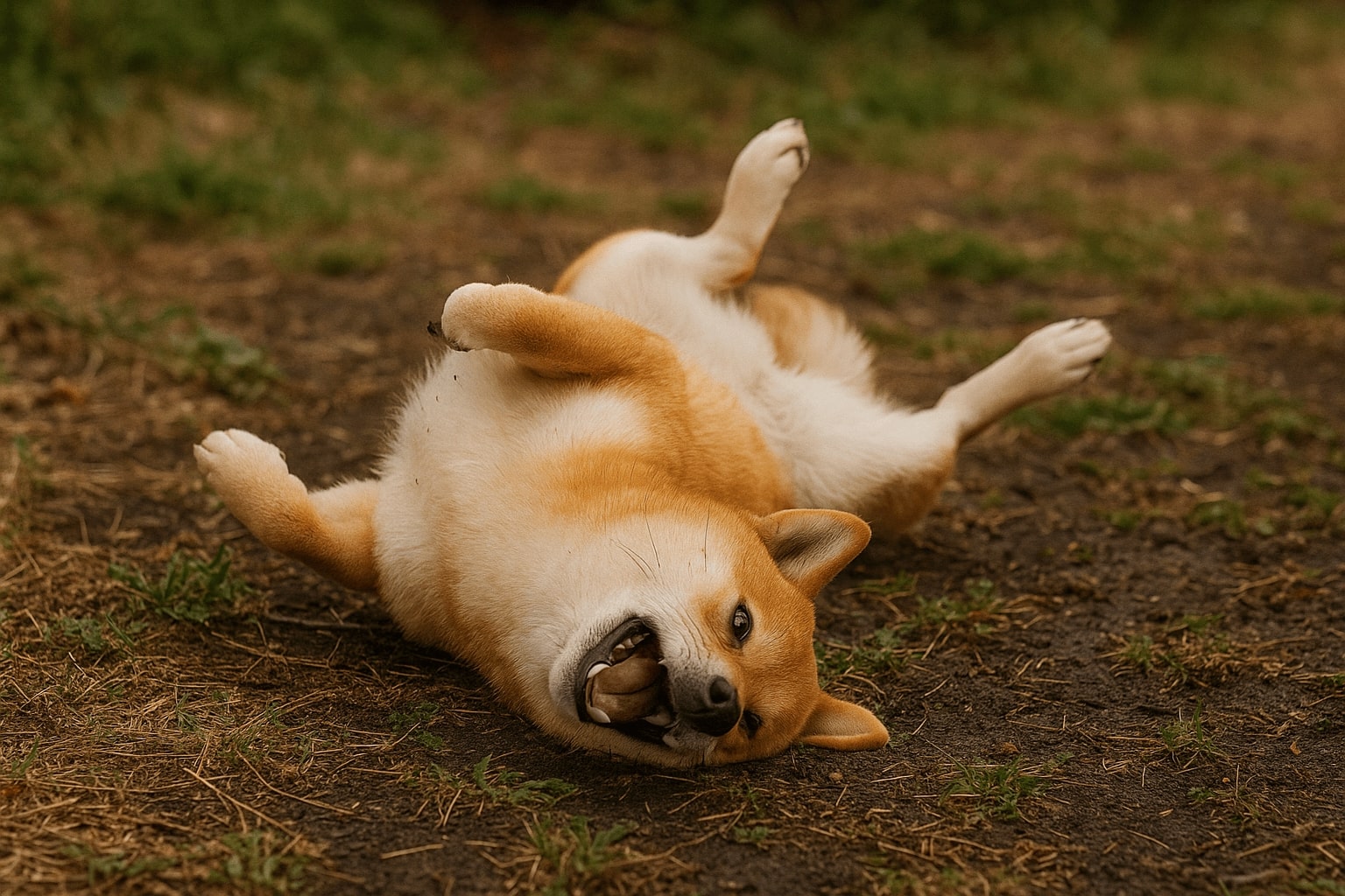Quand ton Shiba se roule dans… tout : pourquoi et comment réagir ? - Aiko